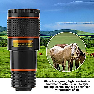 Telescopic Lens for Resistance 13×7×5 Professional 12x telephoto Lens Telescopic Focusing Universal for Mobile Phone Tablet