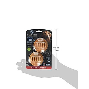 Starmark Everlasting Dental Chew, Bacon Flavored, Medium, 8 Count