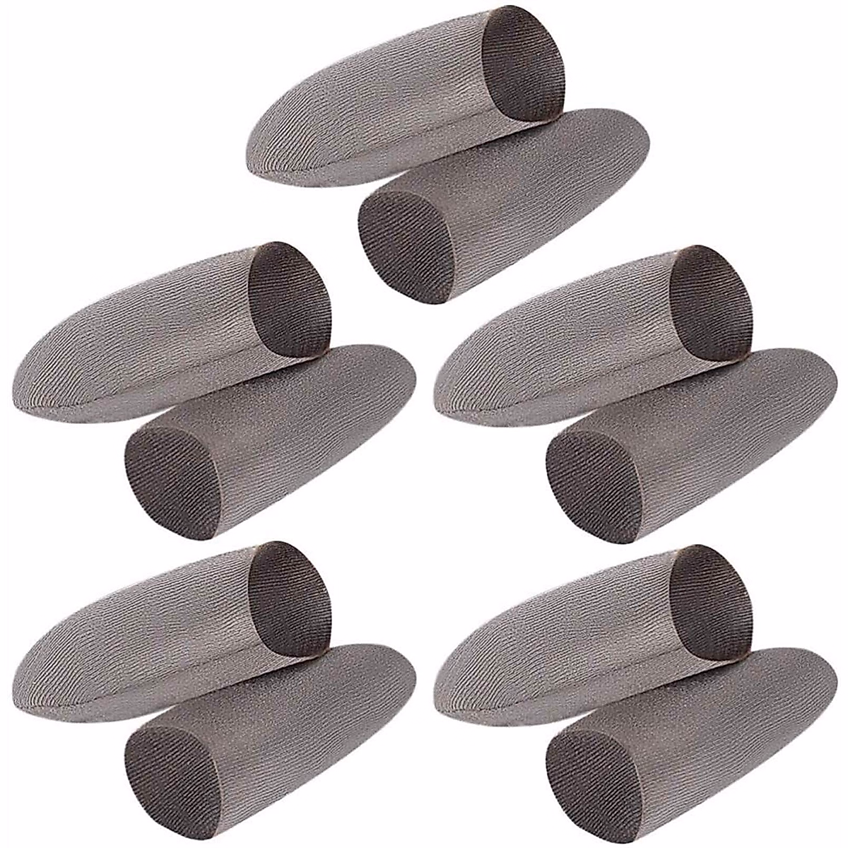 XJXJ 10Pcs Gaming Finger Sleeve Touchscreen Finger Cover Elastic Mobile Game Controller Finger Cot Anti Sweat Breath. compression gloves for men