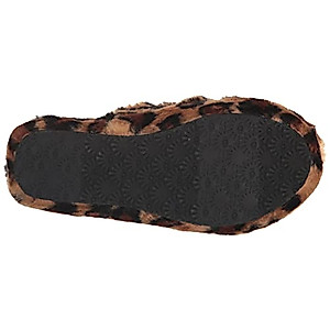 UGG Girls K Fluff Yeah Slide Spotty Slipper, Natural, 5 Big Kid