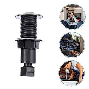 5pcs Kitchen Air Switch For Garbage Disposal Bathtub Buttons Bathtub Supply Replacement Replace Air Stainless Steel Air Button Garbage Disposal Parts Pneumatic Push Button