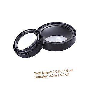 Macro Lens for Mobile Phone Lens Macro Lens for Phone Camera Phone Macro Lens Phone Photography Lens Wide Angle Lens for Phone Smartphone Lens Black Plastic Wide-Angle Lens