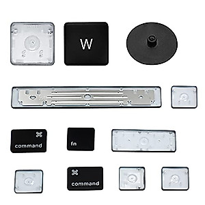 NUOLAISUN Keyboard Keycaps Keys Cap US Set Replacement for MacBook Pro A1989 A1990 2018 2019 Year 13" 15" Full Keycap with Removal Tool