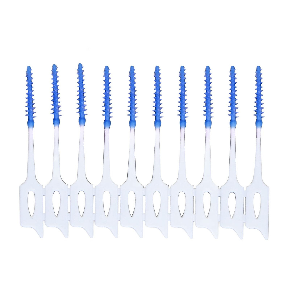 160pcs Interdental Brush Soft Dental Floss Toothpicks for Oral Care Adults Children(Blue)