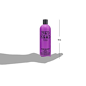 TIGI Bed Head Dumb Blonde Shampoo - Protects & Repairs Chemcially Treated Hair, Restore Moisture, Reduce Frizz, Increase Manageability, Colour Safe, with Keratin & Milk Protein 25.36 Ounce (Pack of 2)