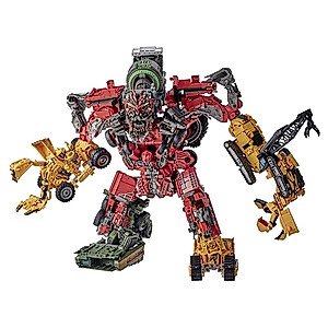 XAGVHIM Transformer Toy, Studio Series 69 Revenge of The Fallen Devastator Constructicon KO Action Figures 8-Pack - Birthday Gifts Toy - 16"(Color : 8 Pack)