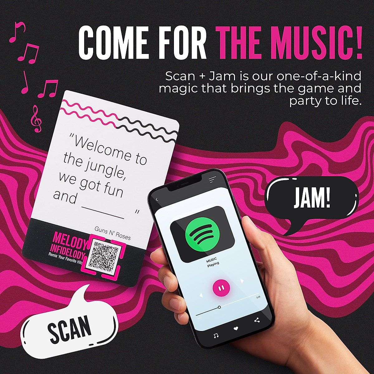 Melody Infidelody - Fun Music Games for Game Night, Music Gifts for Teens, White Elephant, and People Who Love Singing Gifts - Makes an Awesome Gift for Music Lovers