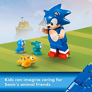 LEGO Sonic The Hedgehog Sonic vs. Dr. Eggman’s Death Egg Robot Building Toy for Sonic Fans and 8 Year Old Gamers, includes Speed Sphere and Launcher Plus 6 Sonic Figures for Creative Role Play, 76993