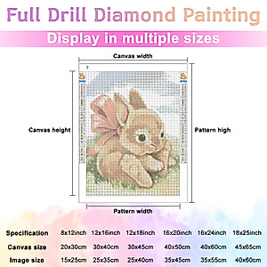 Snuqevc Beautiful Long Hair Angel Diamond Painting Kits - DIY Fantasy Oil Painting Digital Art Set for Beginners, for Room Decor, Home Decor 18x25inch