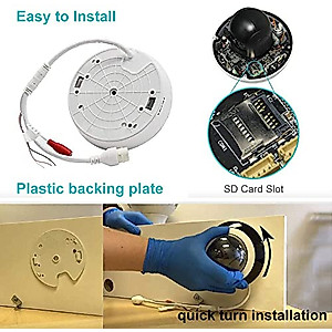 Anpviz 4.0MP(2560x1440) POE IP PTZ Dome Camera Compatible with Hikvision ,4X Optical, 16X Digital Zoom, H.265+ Outdoor Security Camera, Alarm, Pan/Tilt, SD Card Slot