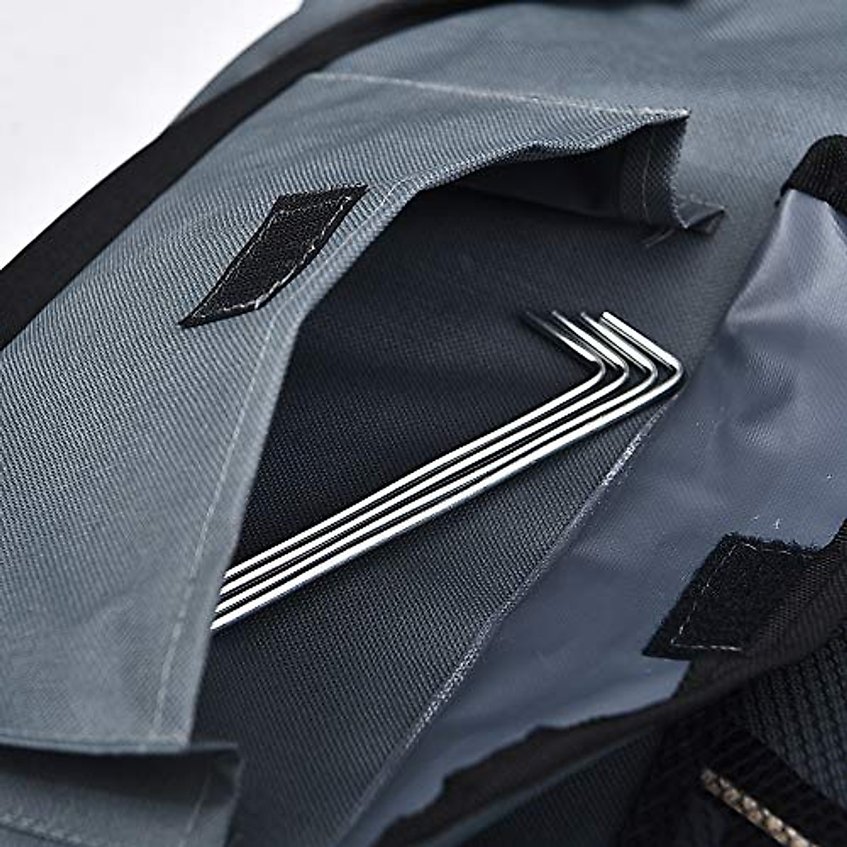 Amazon Basics Portable Soft Pet Dog Travel Playpen, Large (45 x 45 x 24 Inches), Grey