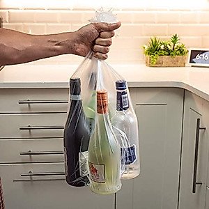 2.6 Gallon Trash Bags, 80 Counts Strong Durable Small Garbage Bags Ultra Thick Trash Can Liners Waste Bin Bags for Bathroom Kitchen Bedroom Office