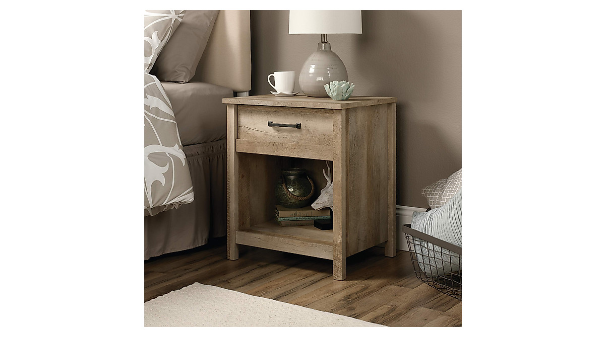 Sauder Cannery Bridge Night Stand - Vintage Charm