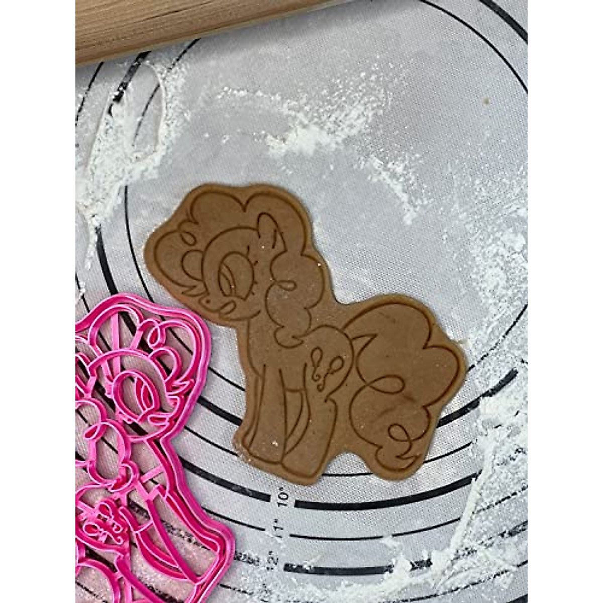 Pinkie Pie Cookie Cutter & Mold Produced by 3D Kitchen Art