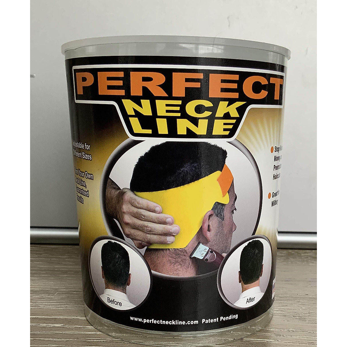 Neckline Shaving Template and Hair Trimming Guide | Hands-Free Cut, Trim, and Shave | Adjustable for Different Sizes | Flexible Durable High-Density Polyethylene (HDPE)