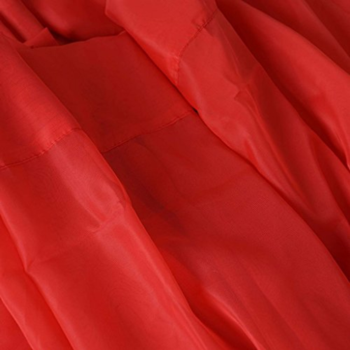 BalsaCircle 10 feet x 10 feet Red Sheer Voile Backdrop Drapes Curtains 2 Panels 5x10 ft - Wedding Ceremony Party Home Decorations