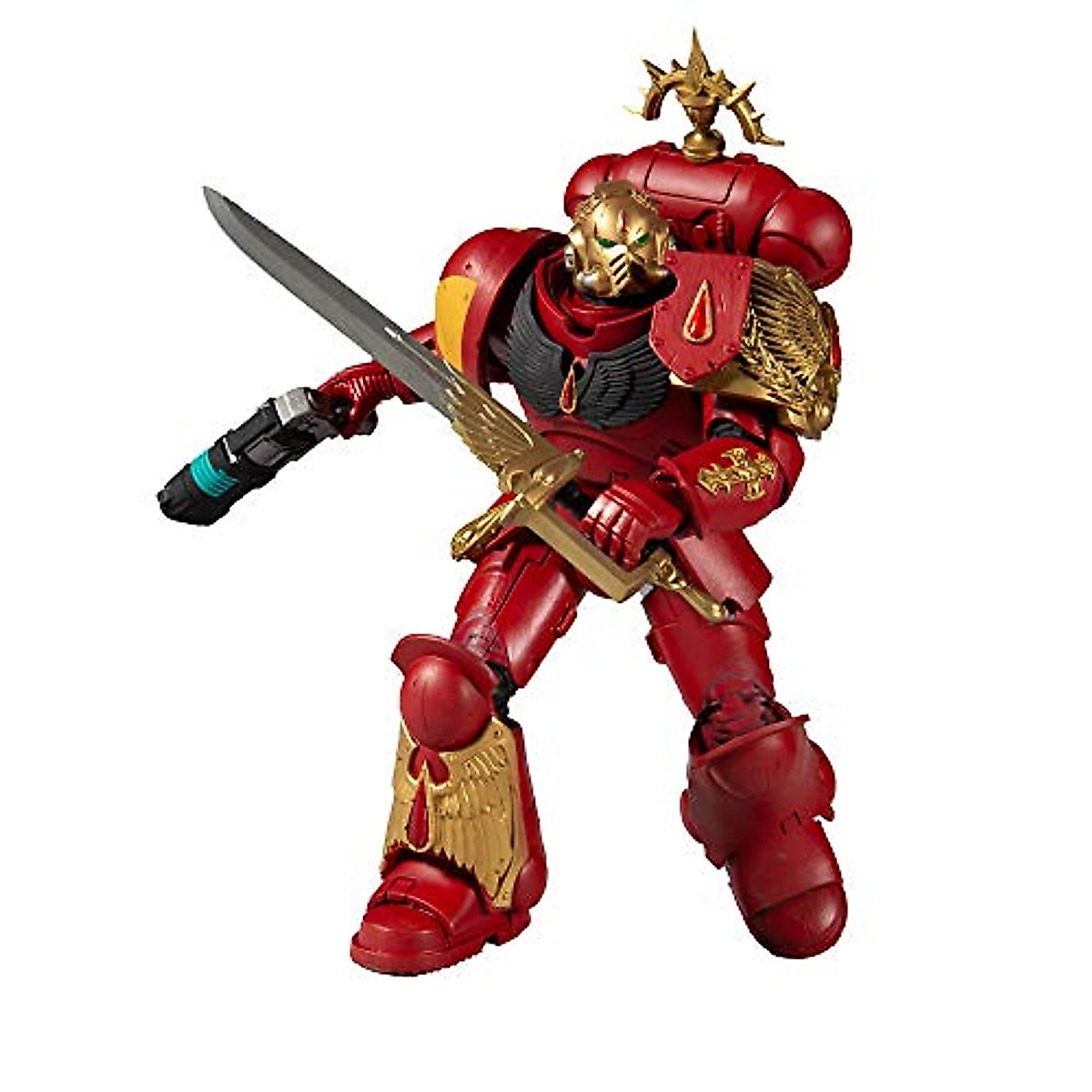 McFarlane Blood Angels Primaris Lieutenant Warhammer 40K Gold Label Toys Action Figure