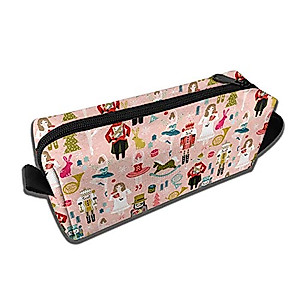 Nutcracker Ballet Makeup Bag Travel Cosmetic Toiletry Organizer Bag For Women