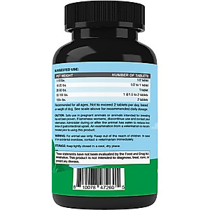 Vitamatic Turmeric for Dogs Anti Inflammatory Pain Relief - 120 Chewable Tablets - Hip & Joint Support Anti Inflammatory for Dogs with Curcumin, Collagen & Black Pepper