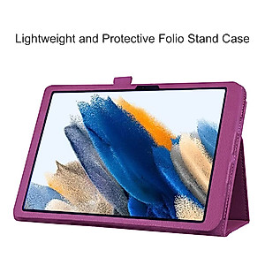 EKVINOR Case for Galaxy Tab A8 10.5” 2022 Release (Model SM-X200/X205/X207), Folio Stand Cover Case for Samsung Galaxy Tab A8 10.5” Tablet 2022 Model, Purple