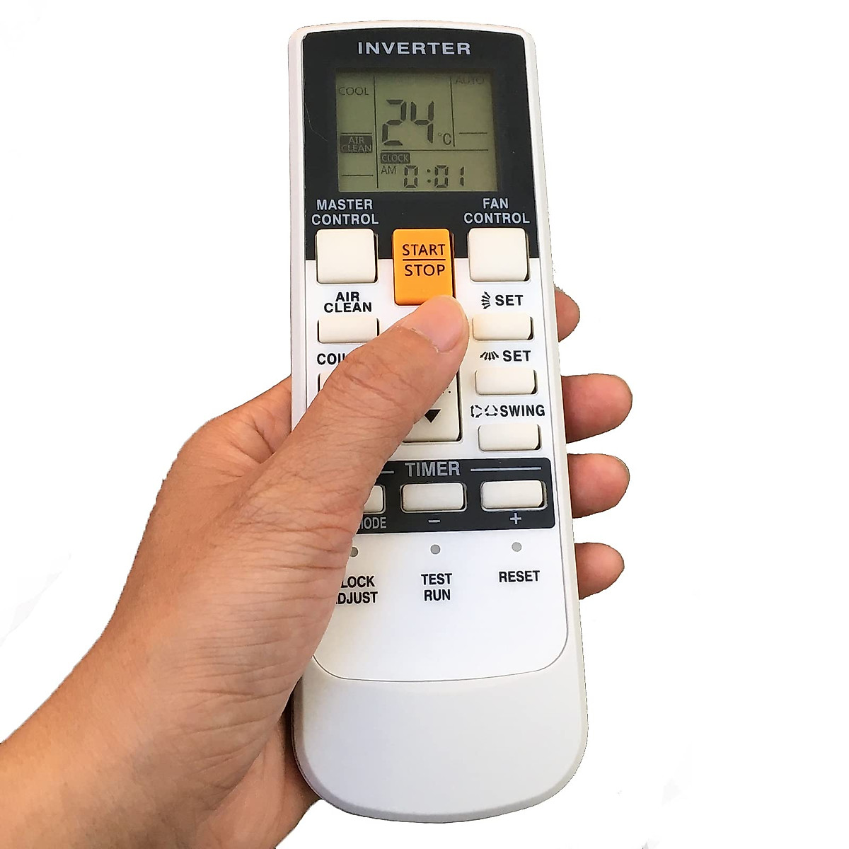 Universal Replacement Remote for AR-RAH2U AR-RAC1C AR-RAH1U AR-RY3 AR-RY4 AR-RY5 AR-RY11 AR-RY12 AR-RY13 AR-RY14 AR-RY15 AR-RY16 AR-RY17 AR-RY18 AR-RY19 for Fujitsu Air Conditioner