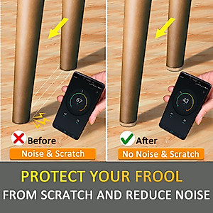 Felt Furniture Pads Floor Protectors - 131 Pcs Large Anti-scratch Noise Cancelling Felt Pads for Hardwood Tile Floors Chair Table Sofa Bed Legs Sliders Pads Birthday Gifts Christmas Stocking Stuffers