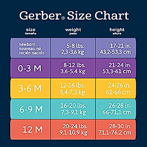 Gerber Baby Girls 2-Pack Pants, Orange/black, 0-3 Months