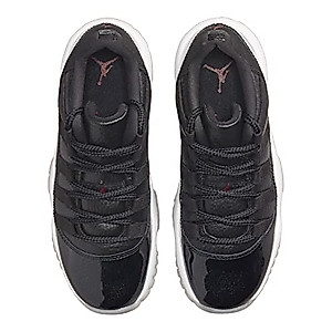 Jordan Boy's Air Jordan 11 Retro Low (Big Kid) Black/Gym Red/White/Sail 5.5 Big Kid M