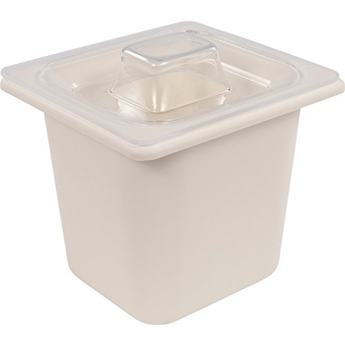 CFS CM110402 Coldmaster ABS Standard Sixth-Size Food Pan, 1.6 qt. Capacity, 6.84" x 6.25" x 5.91", White