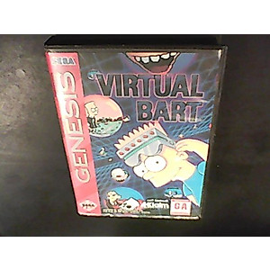 Simpsons: Virtual Bart - Sega Genesis
