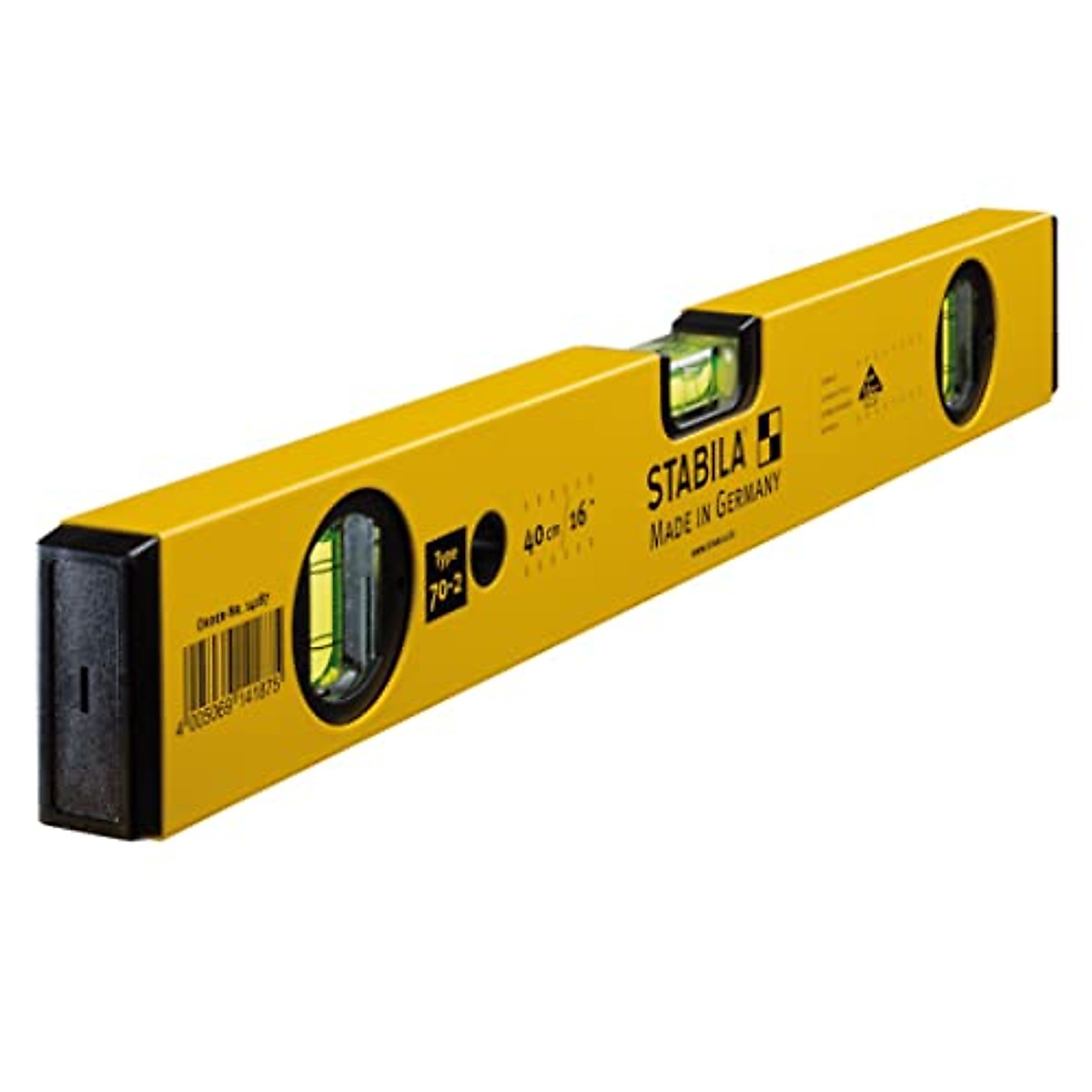 Stabila - 70-2-40 Double Plumb Spirit Level 3 Vial 40cm - STB70216