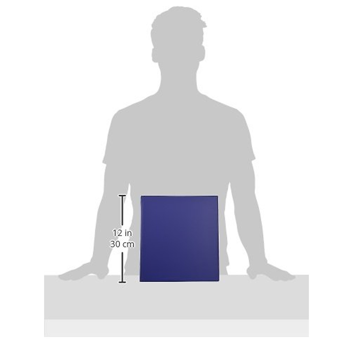 Avery Economy 3 Ring Binder, 1.5" Round Rings, 1 Blue Binder (03400)