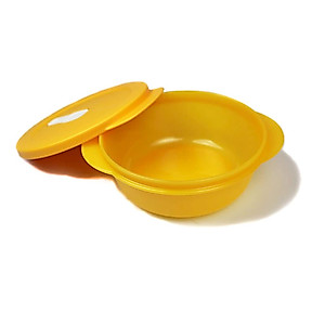 Tupperware CrystalWave Microwave 600 ml Orange Micro Wave Pop Plus Fix