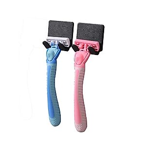Razor Hook Storage with Adhesive, Shower, Waterproof, Strong Shower Shaver, Hook, Caddy, Bathroom, Kitchen, Wall, Organizer