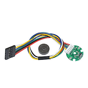 Bemonoc 25GA370 32GZ370 DC Gear Motor Hall Encoder DC 2.5V~24V 12 PPR Dual Quadrature Outputs Metal Encoder