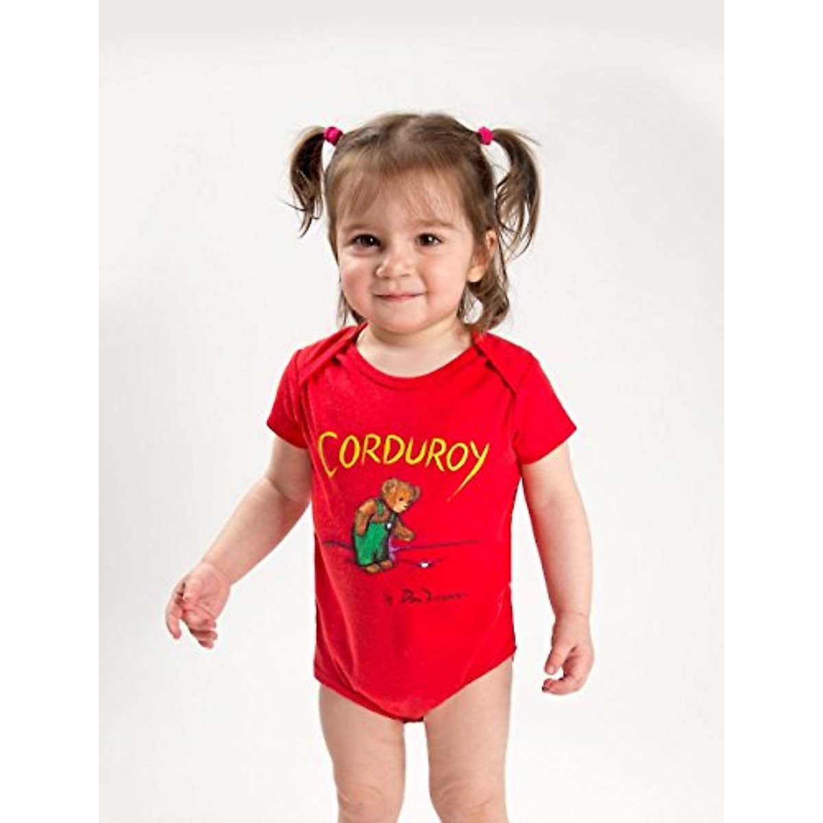 Out of Print Infant Corduroy Bodysuit 6 Month Red