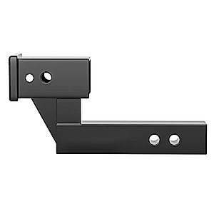 2" Trailer Raised Hitch Adapter with 4.25" Rise Drop Receiver lowering Hitch Extension Hitch Riser Offset - for Class III Receivers 9" Extension