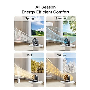 Pelonis 3 Speed Small Room Air Circulator Fan with 7-inch Blade, Table Fan with 100° Adjustable Head Tilt - Desktop Fan for Bedroom,Dorm and Office - Ventilador for Air Conditioner and Heater, Black