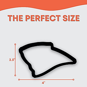 Panther Head Cookie Cutter with Easy to Push Design, for Baby Showers, Work Events, and Birthday Celebrations (4 inch)