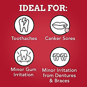 Orajel Instant Pain Relief for Toothache, Maximum Strength, Liquid, 0.45 Oz (Pack of 2)