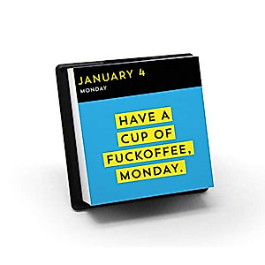 A F*cking 2021 Boxed Calendar: A daily dose of zero f*cks (Funny Daily Calendar, White Elephant Gag Gift, Desk Gift for Adults)