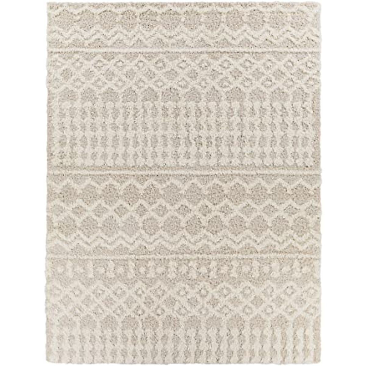 Artistic Weavers Hapsburg Moroccan Shag Area Rug, 7'10" x 10'2", Beige