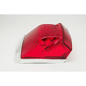 OEM Vespa Rear Tail Light Compatible with Vespa PX 80-200 583081, 58269R (bulbs incl. Red)