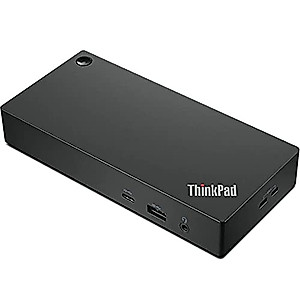 Lenovo ThinkPad USB Type-C Dock Gen 2 with 4K (40AY0090US) + ZoomSpeed HDMI Cable (with Ethernet) + ZoomSpeed DisplayPort Cable + Starter Bundle
