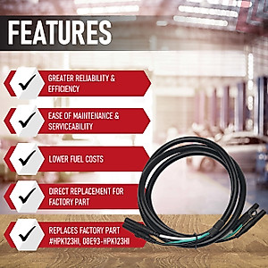 Replacement Generator Parallel Cables Kit - Compatible with Honda Inverter Generators - EU1000i, EU2000i, EU2200i, EU2200iC, EU2000 Companion, EU3000i Handi - Replaces 08E93-HPK123HI, HPK123HI
