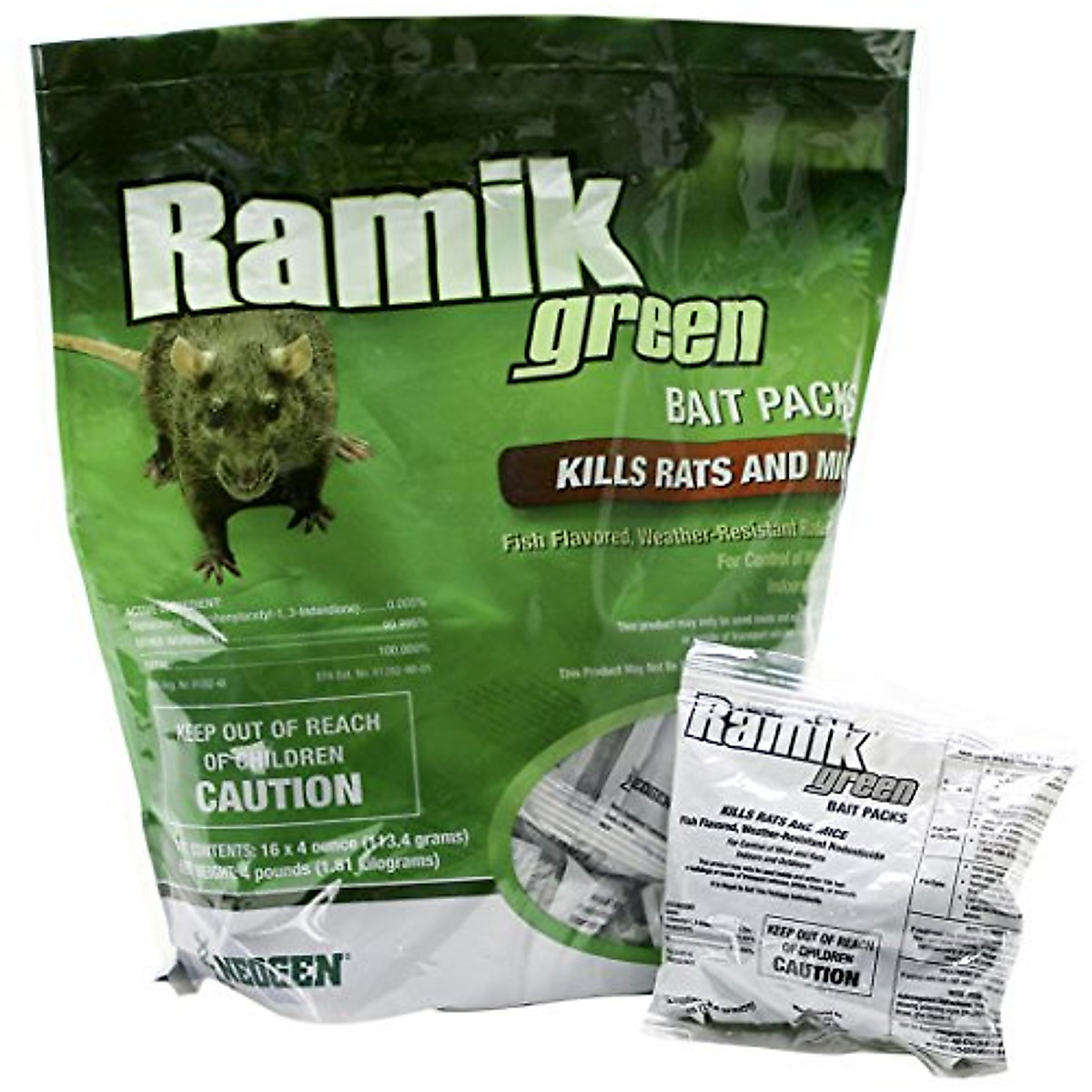 Neogen 698782 Green Ramik Nuggets Place Pack, 4-Pound Pouch
