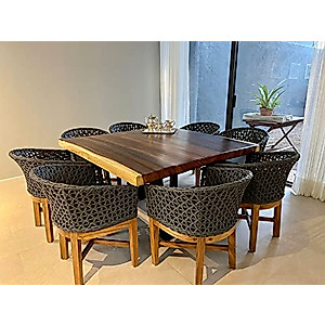 LIVE EDGE SQUARE DINING TABLE