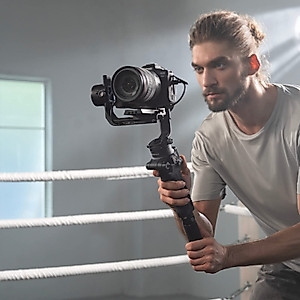 DJI RSC 2 Combo - 3-Axis Gimbal Stabilizer for DSLR and Mirrorless Camera, Nikon, Sony, Panasonic, Canon, Fujifilm, 6.6 lb Payload, Foldable Design, Vertical Shooting, OLED Screen, Black.