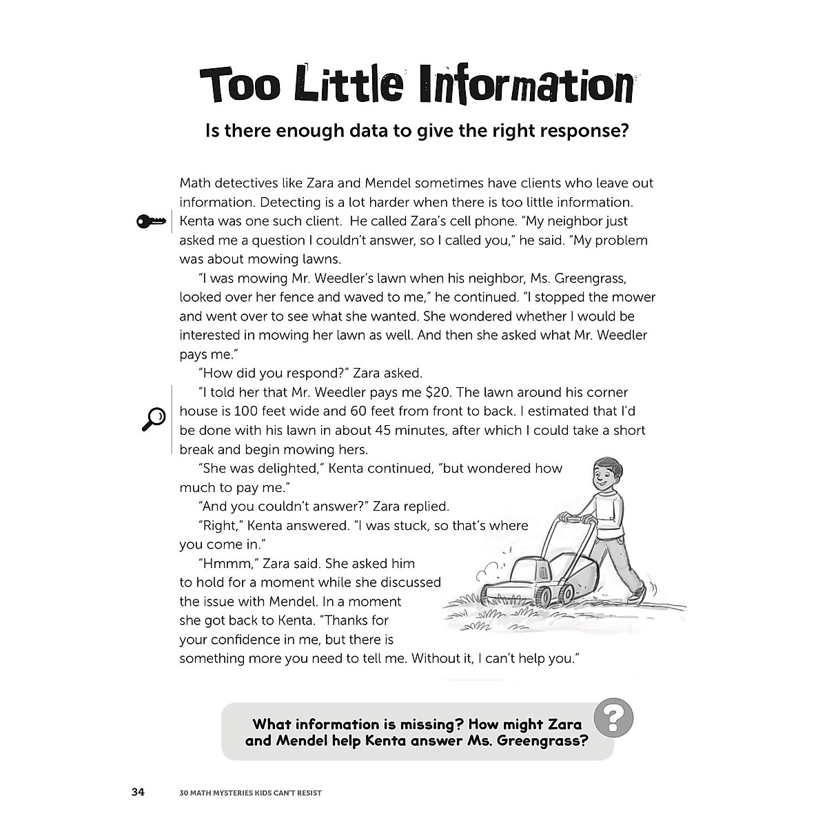 Scholastic 30 More Math Mysteries Kids Can't Resist!, Grades 3-5