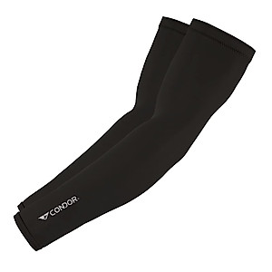 Condor Outdoor Compression Arm Sleeves 221110 (Black, Medium)